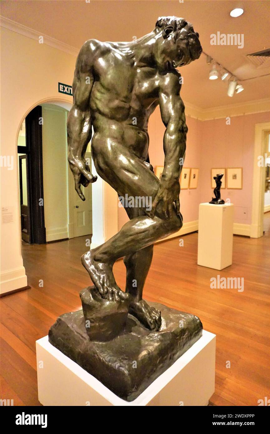 Adam by Auguste Rodin Stock Photo - Alamy