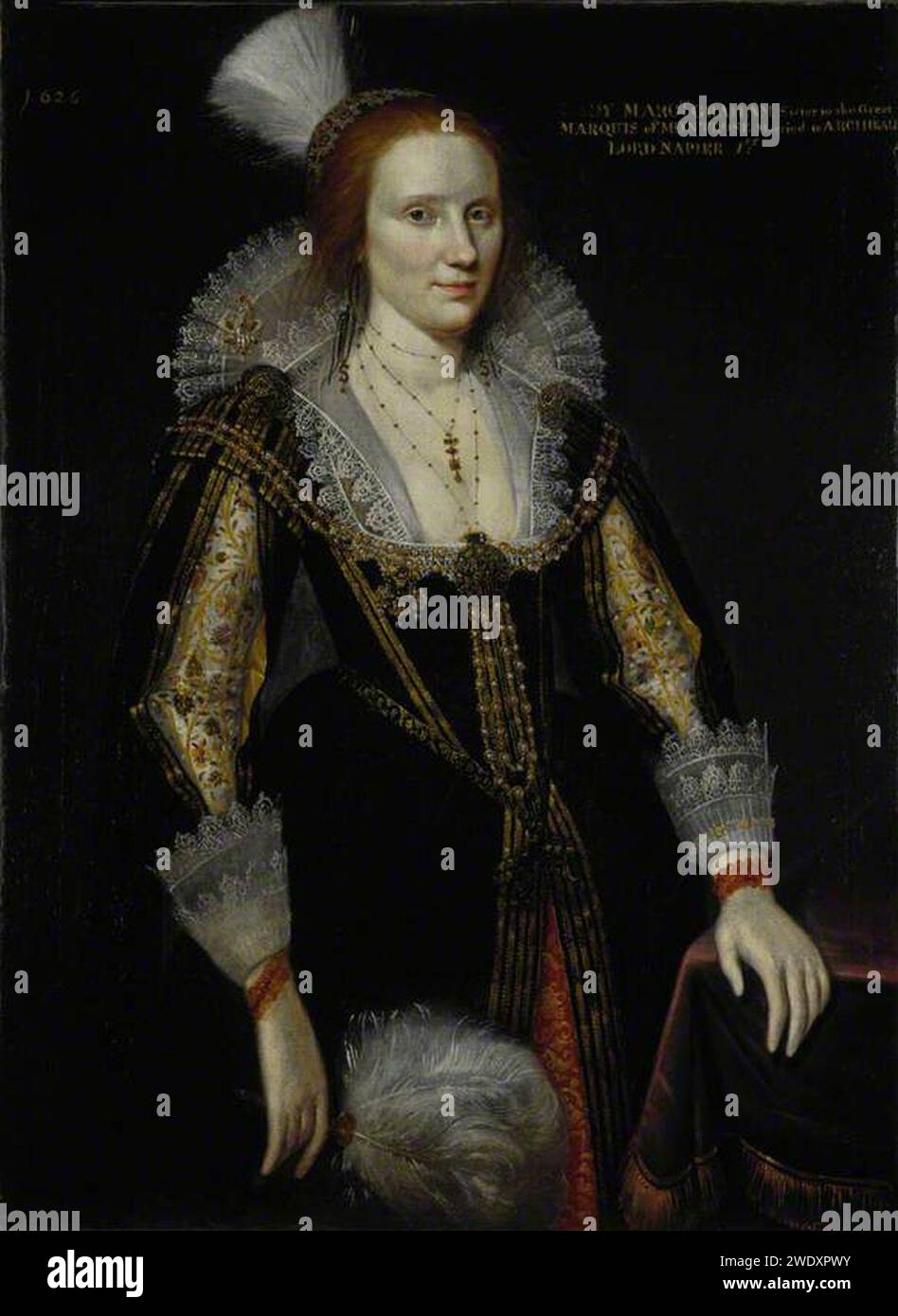 Adam de Colone (c.1572-1651) - Margaret Graham (d.c.1626), Lady Napier ...