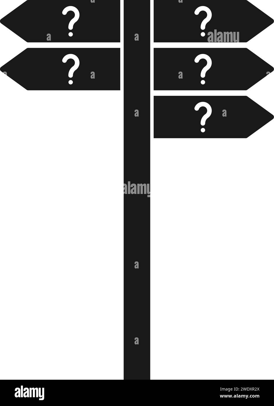 Difficult choice icon vector illustration design Stock Vector Image ...