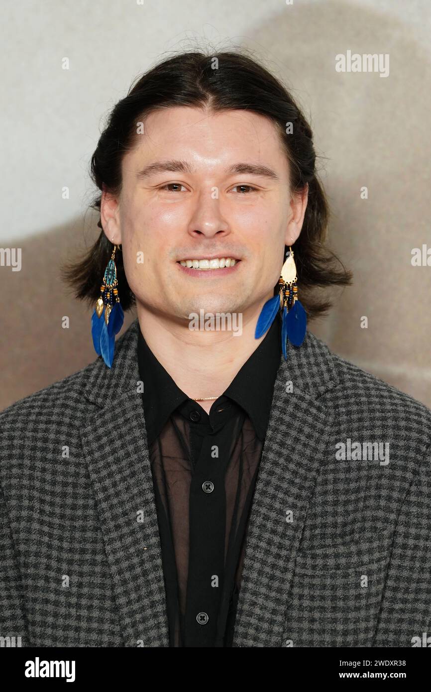 Phillip Forest Lewitski attends the UK premiere of Masters of the Air ...