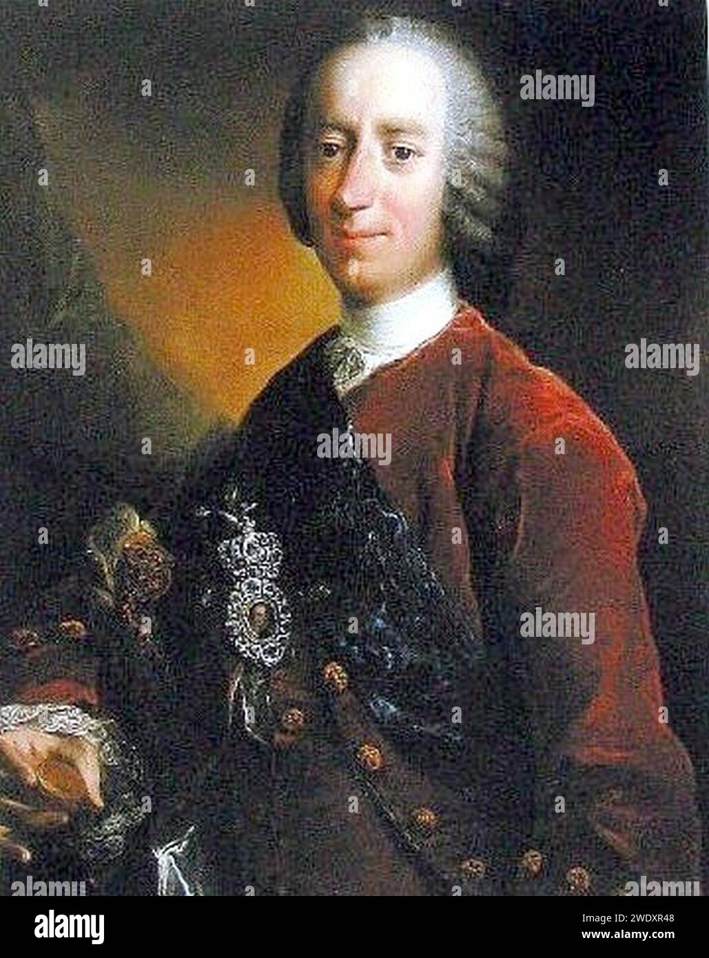 Adam Gottlob Moltke (1710-1792 Stock Photo - Alamy