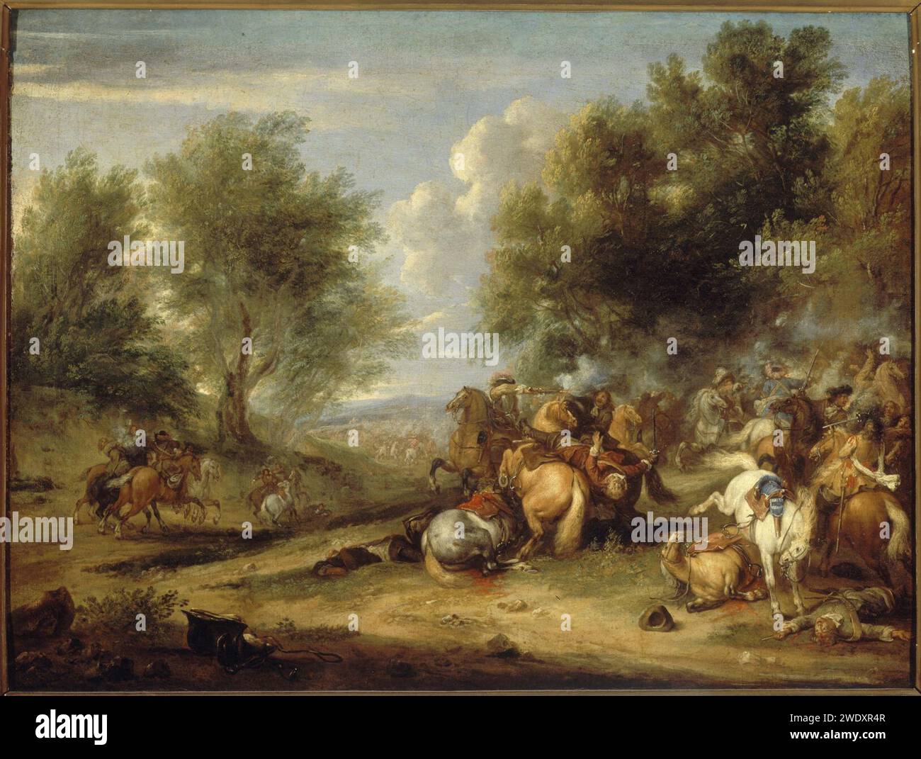 Adam Franz Van Der Meulen - Choc de cavalerie ou Combat de cavalerie ...