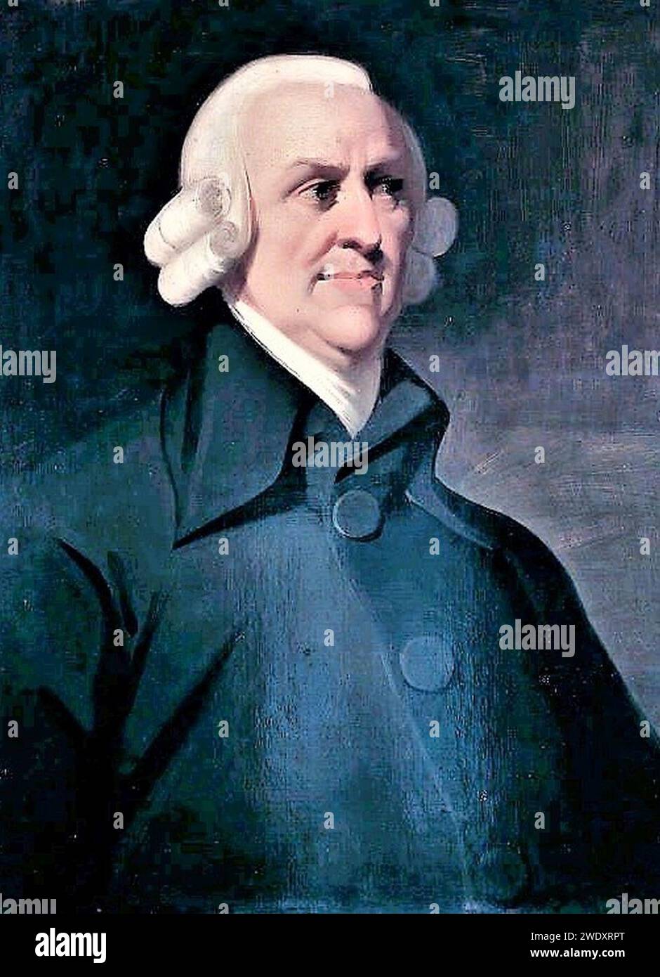 Adam Smith The Muir portrait (cropped Stock Photo - Alamy