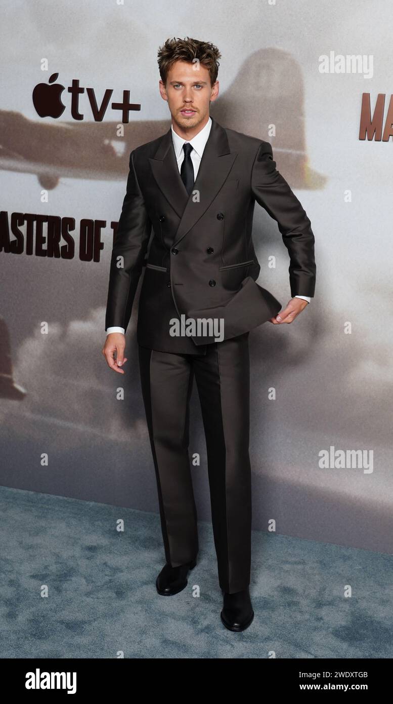 Austin Butler attends the UK premiere of Masters of the Air at the ...