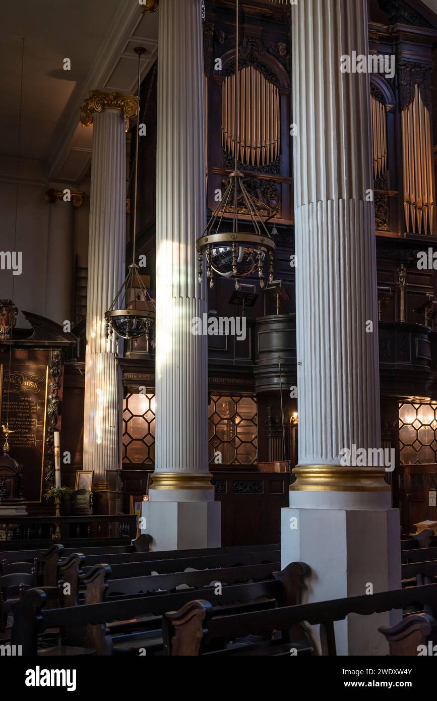 Church of Saint Magnus-the-Martyr, City of London, London, England, UK ...