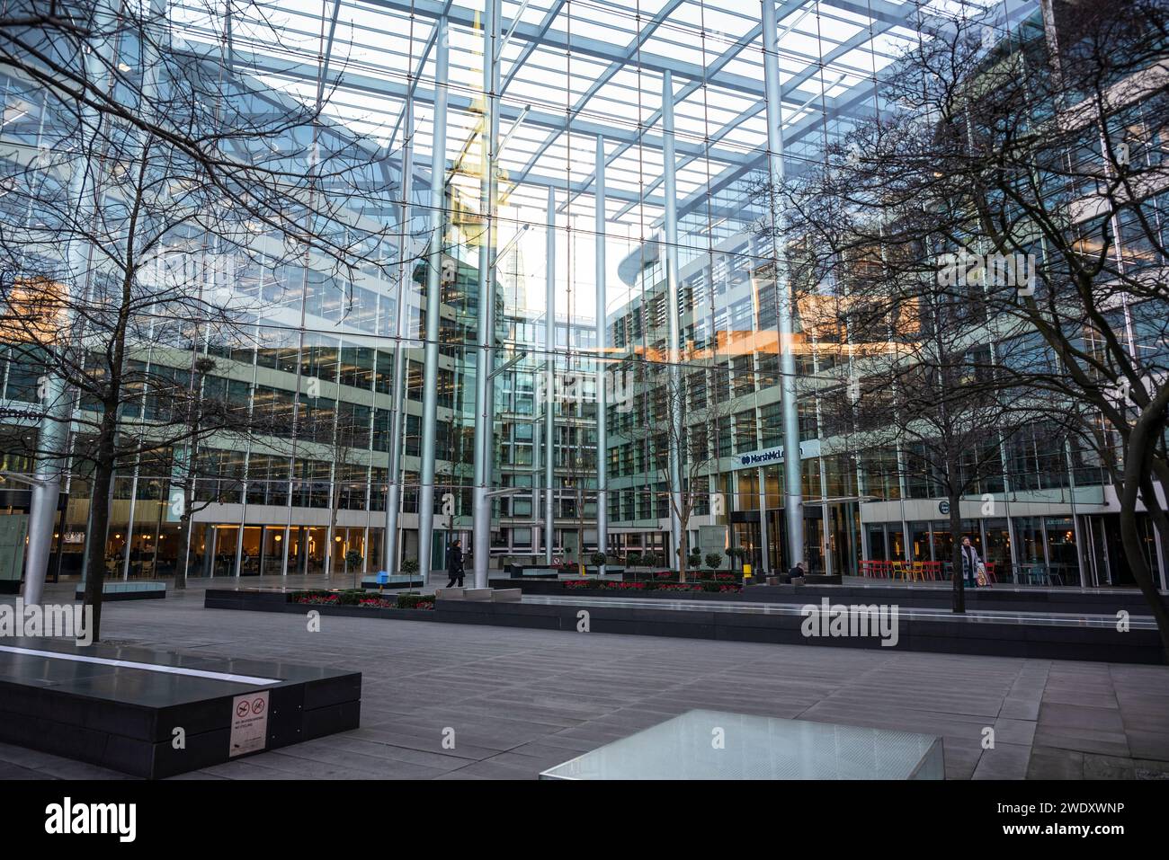Tower Place, a mixed-use building complex in the City of London EC3 ...