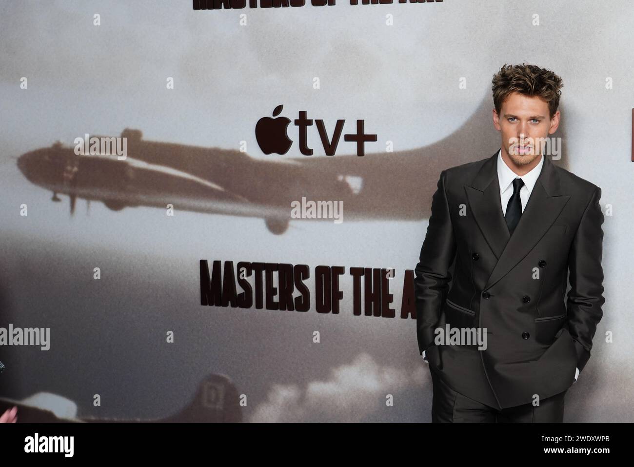 Austin Butler attends the UK premiere of Masters of the Air at the ...