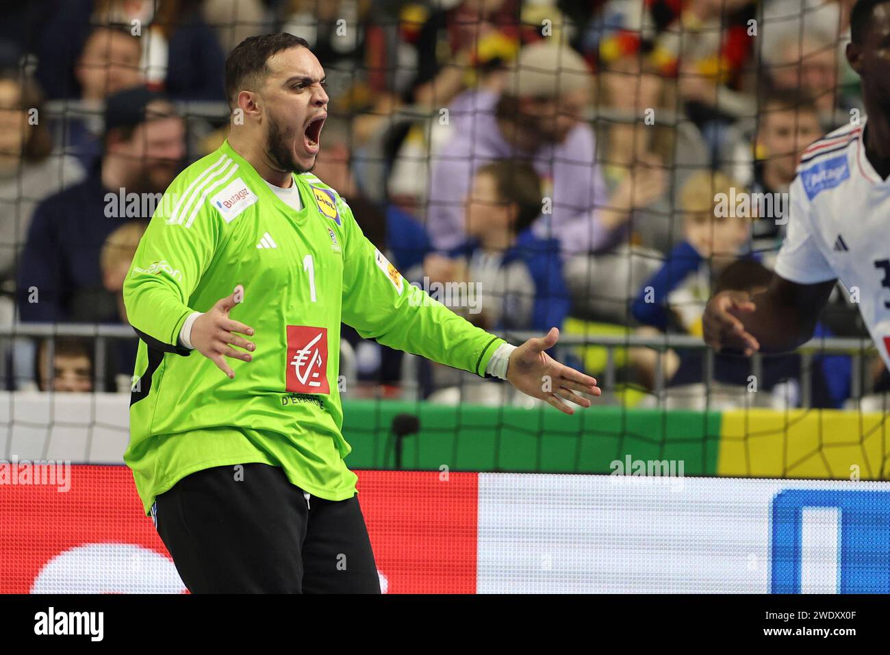 22.01.2024, Lanxess Arena, Koeln, GER, EHF Euro 2024, Men, Hauptrunde ...
