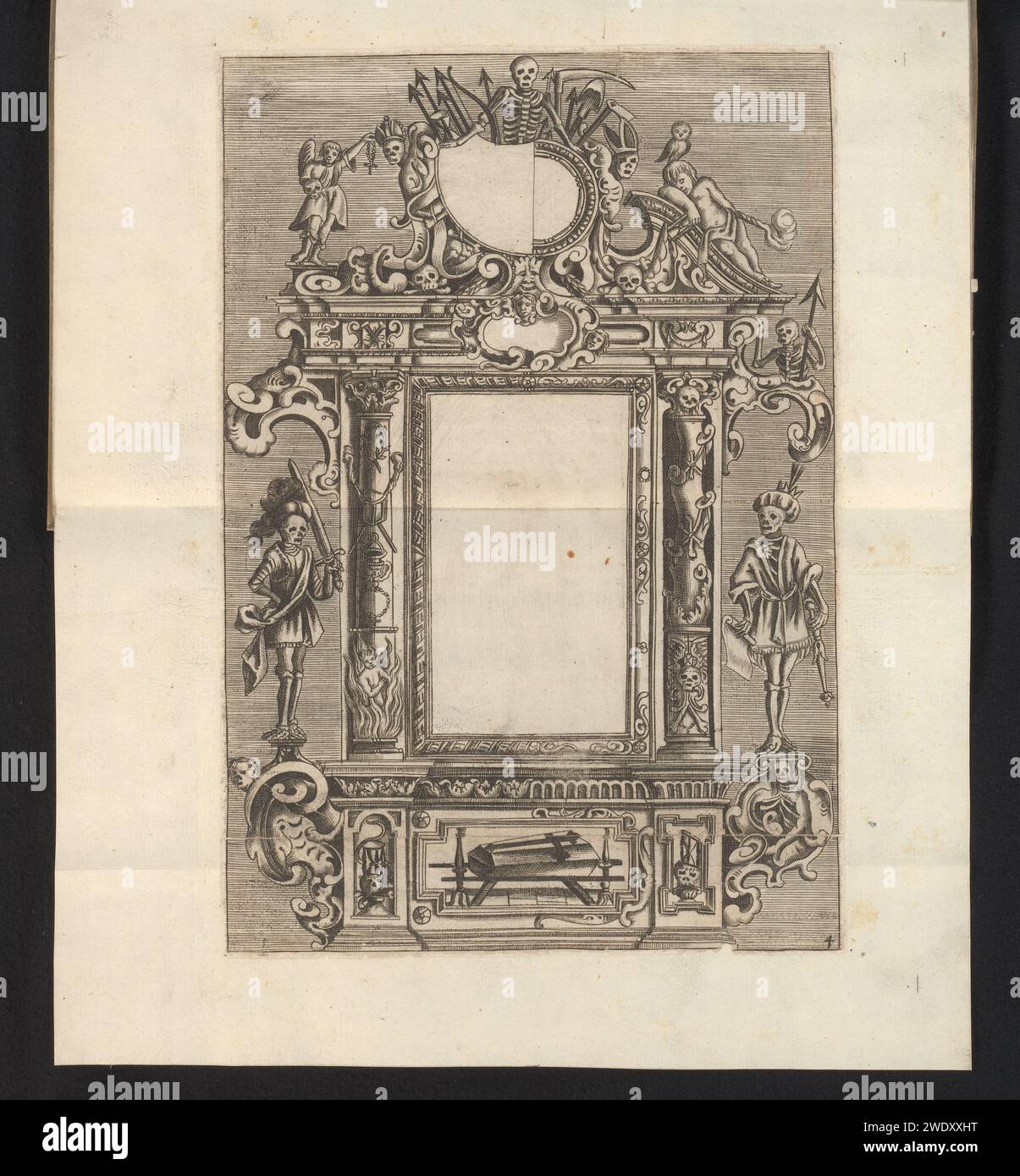 Epitaaf, 1666 - before 1678 This print is part of an album. after ...