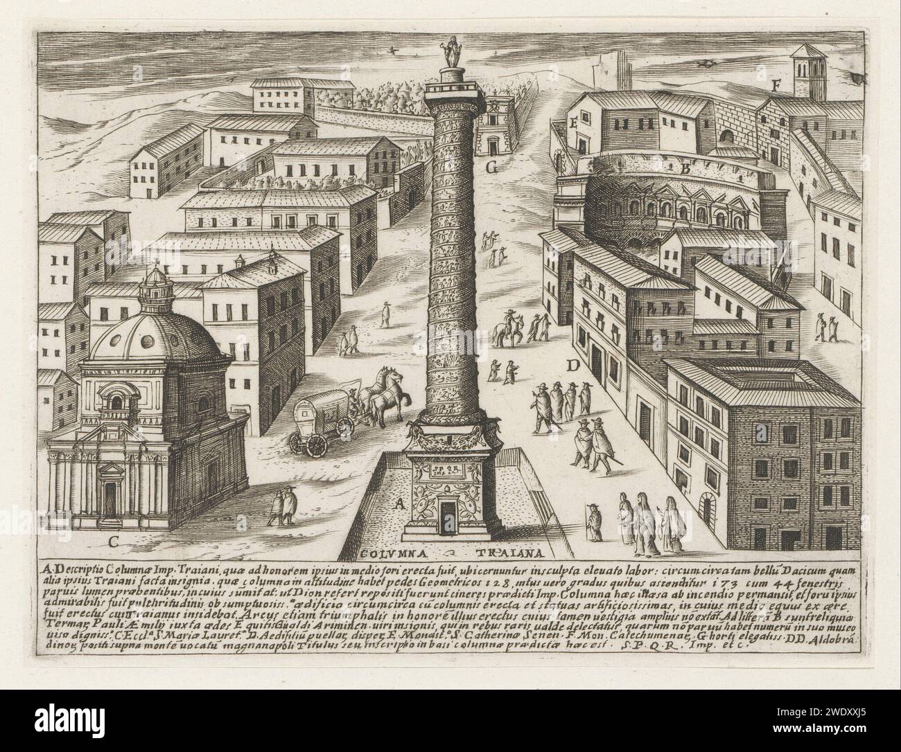 Trajan's column rome letters hi-res stock photography and images - Alamy