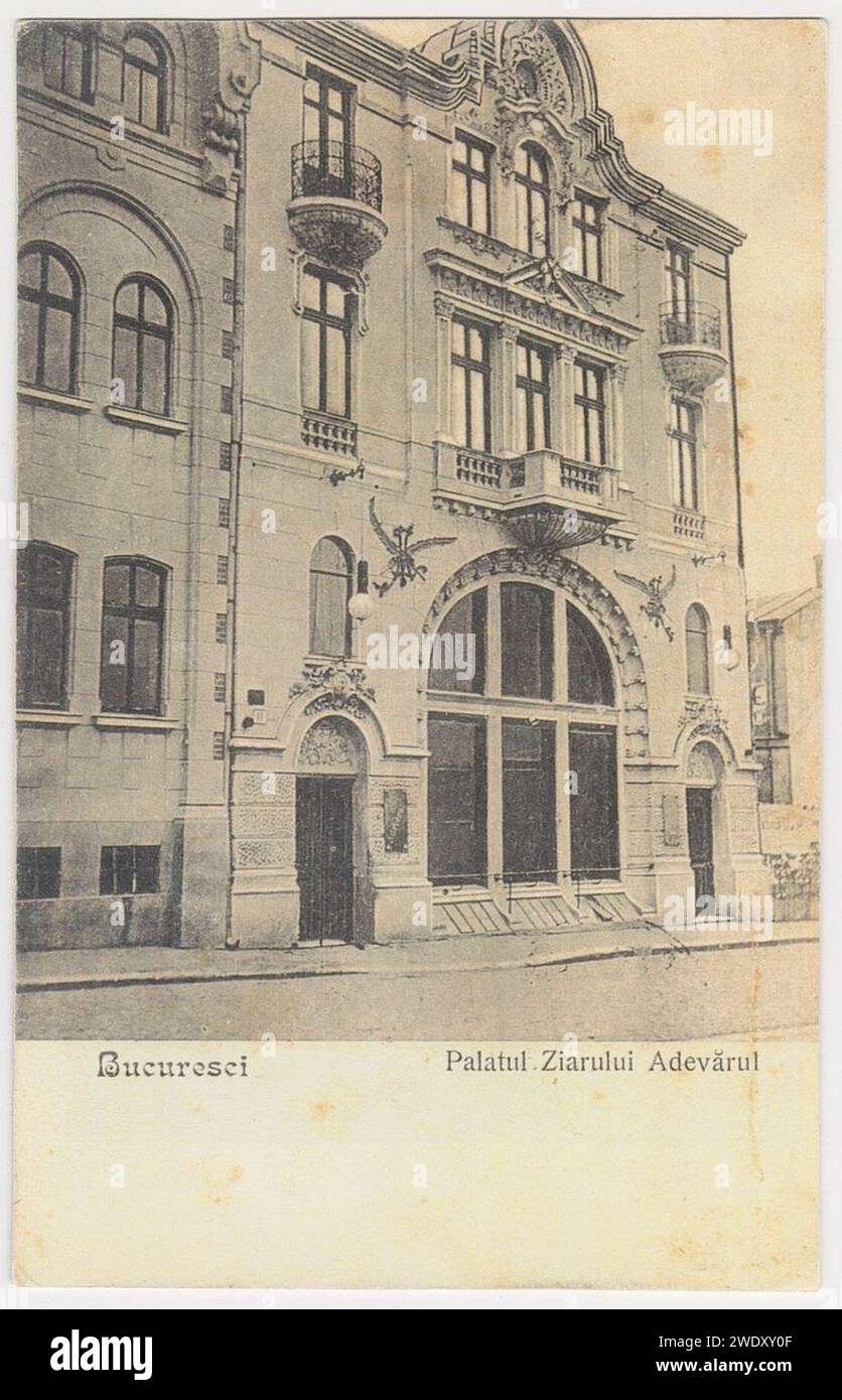 Adevărul Newspaper Headquarter on Strada Constantin Mille, Bucharest ...