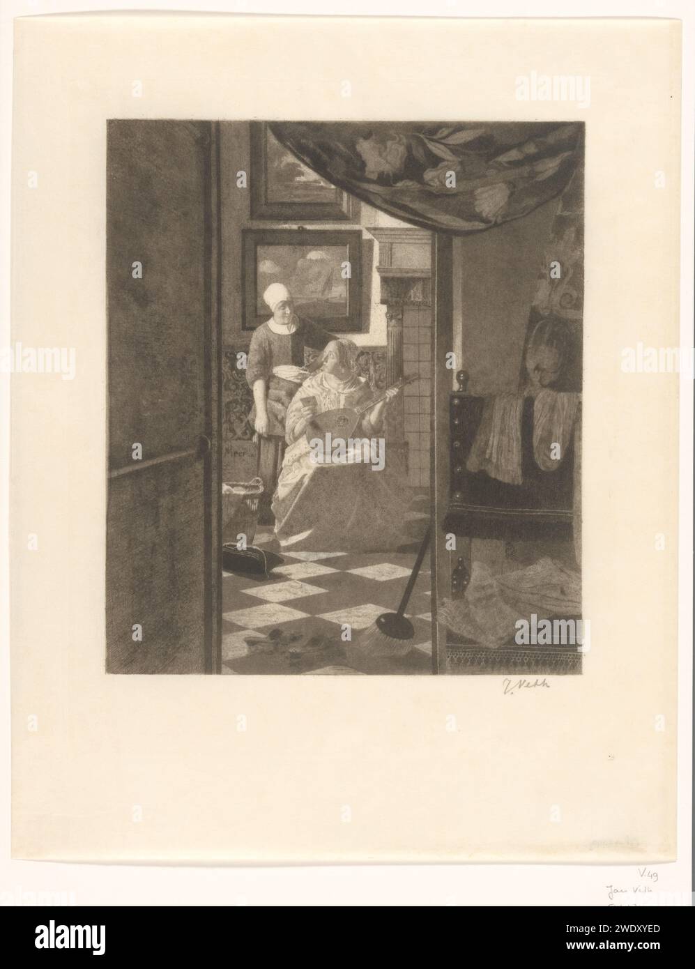 Johannes vermeer writing hi-res stock photography and images - Alamy