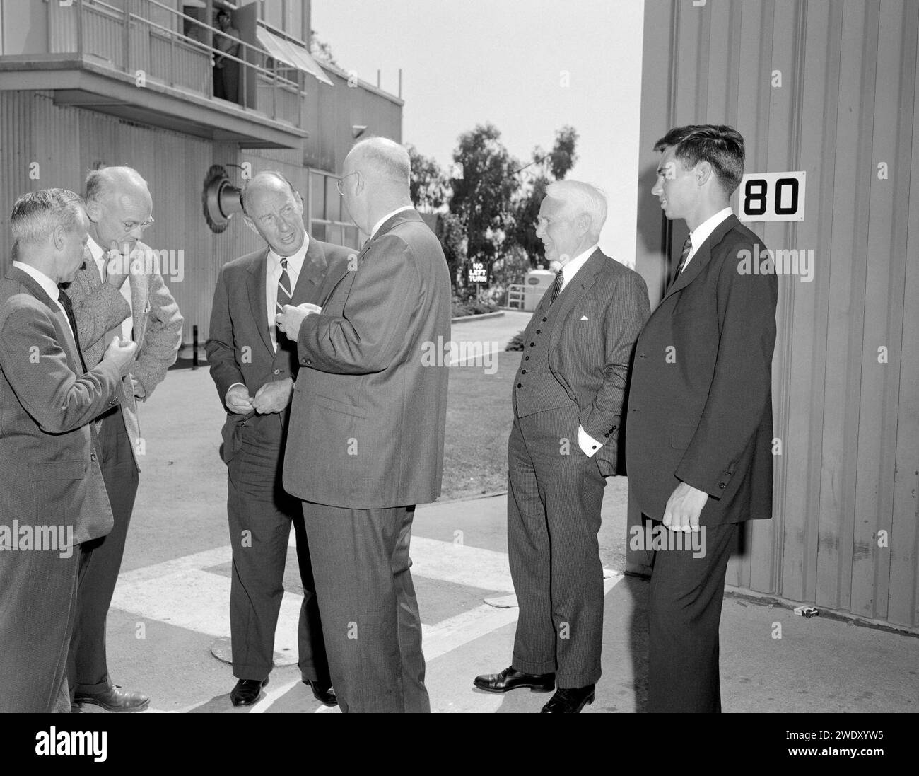 Adlai Stevenson with Isadore Perlman, Robert Thornton, Wallace Reynolds ...