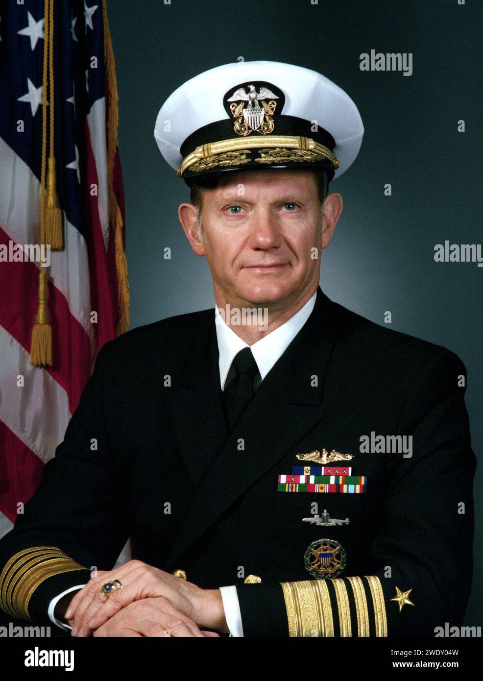 ADM William D. Smith, USN (covered 01 Stock Photo - Alamy