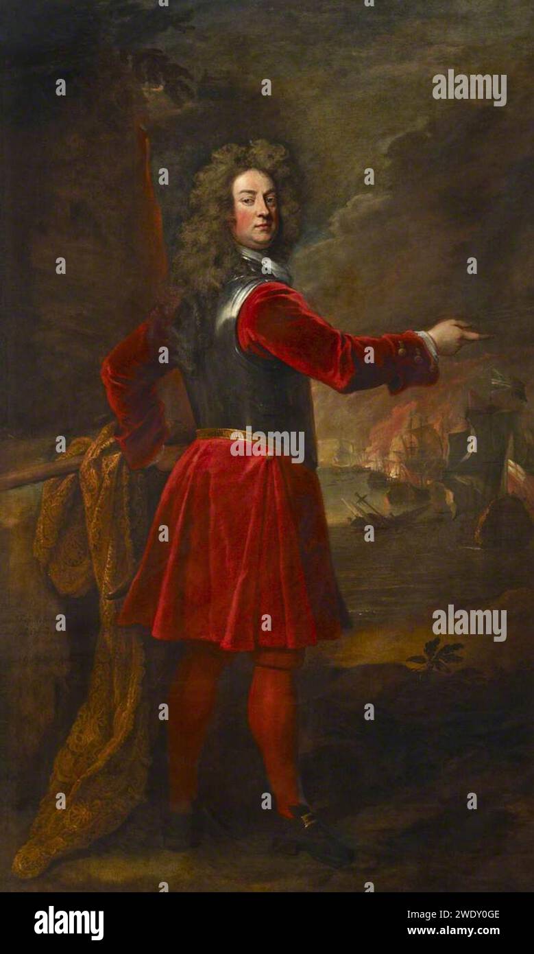 Admiral Edward Russell (1653–1727), 1st Earl of Orford Stock Photo - Alamy