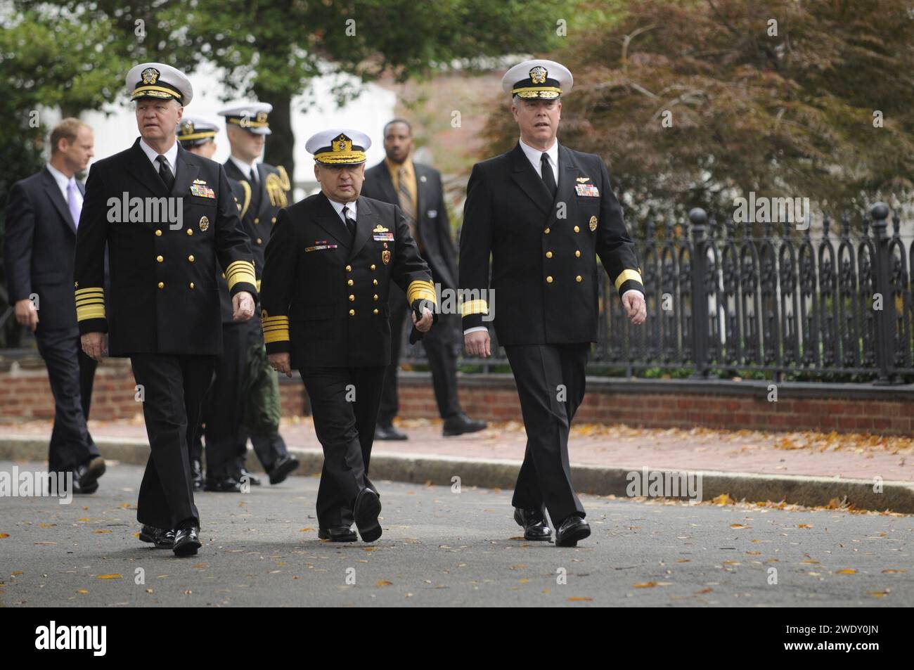 Admiral Metin Ataç at the official honors ceremony Stock Photo - Alamy