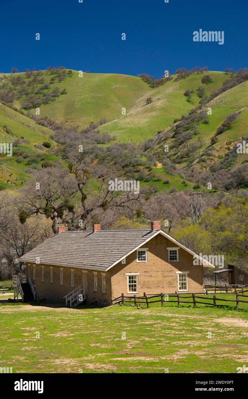 Barracks, Fort Tejon State Historic Park, California Stock Photo - Alamy