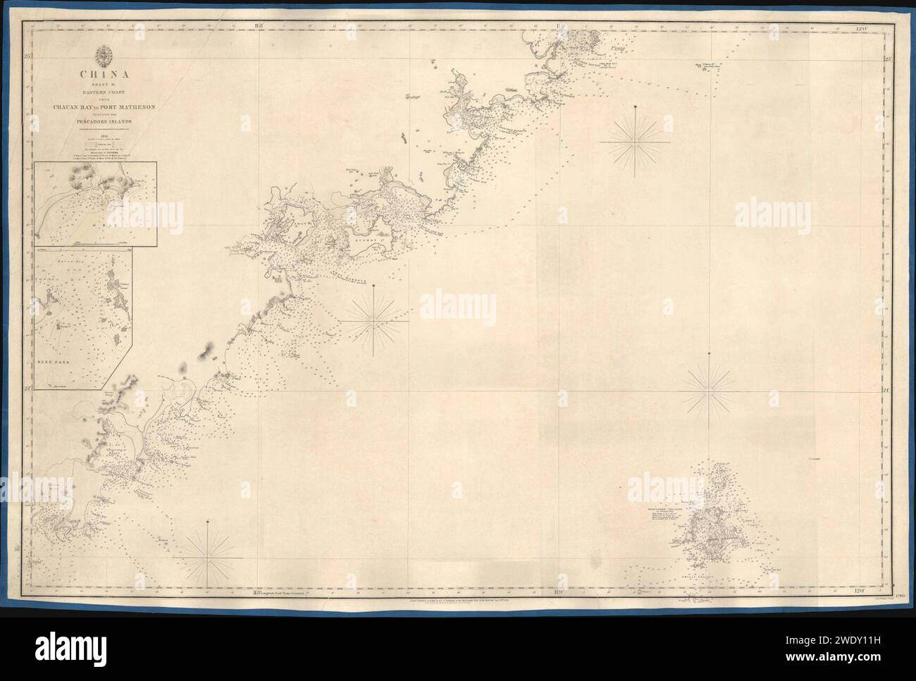 Admiralty Chart No 1760 China Sheet IV. Eastern Coast from Chauan Bay ...