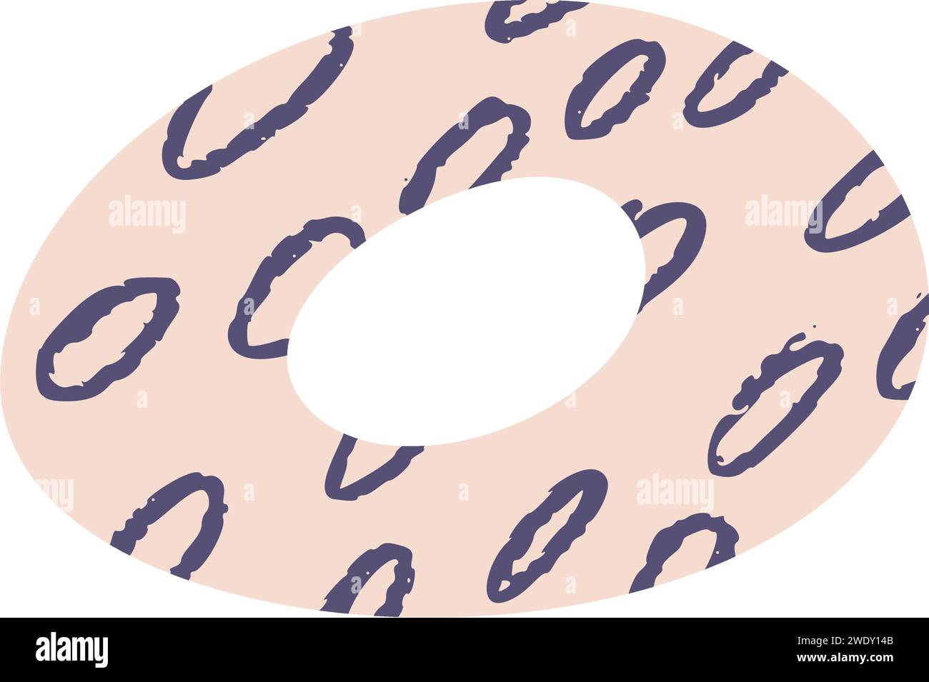 Cute abstract shapes and doodle elements cutout, collage designs ...