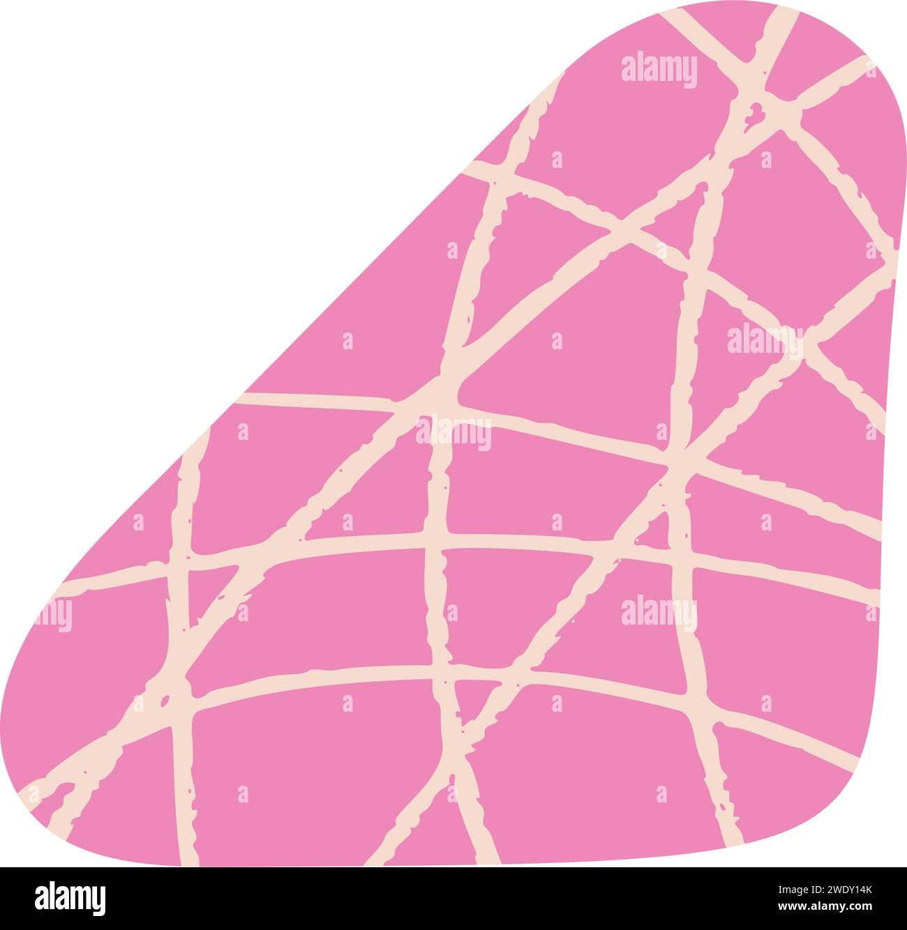 Colorful abstract shapes and geometric elements with texture. Cute ...