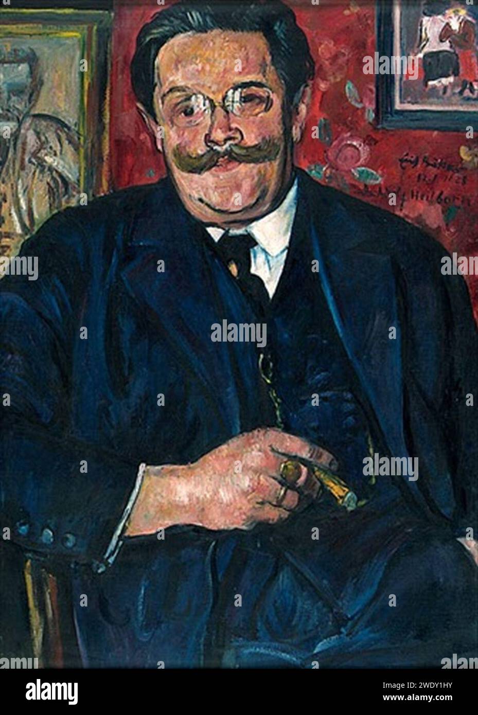 Adolf Heilborn by Erich Büttner, 1928 Stock Photo - Alamy