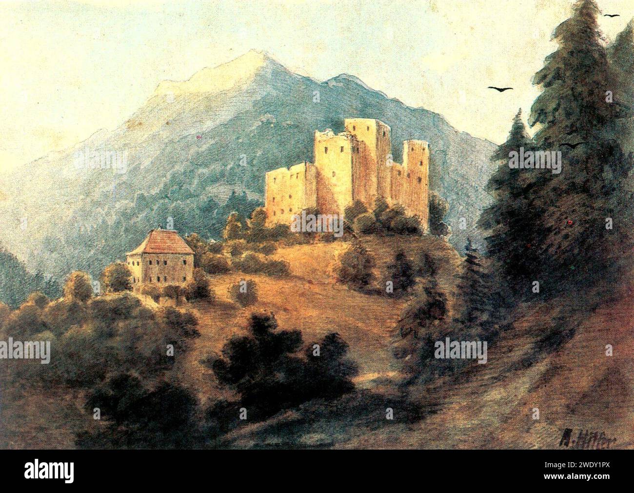 Adolf Hitler - Hohe Burg (1909 Stock Photo - Alamy