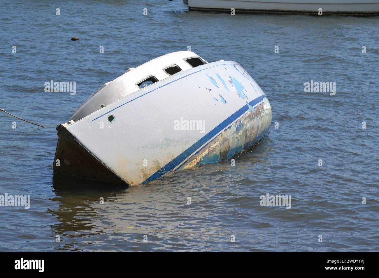 Semi submerged boat hi-res stock photography and images - Alamy