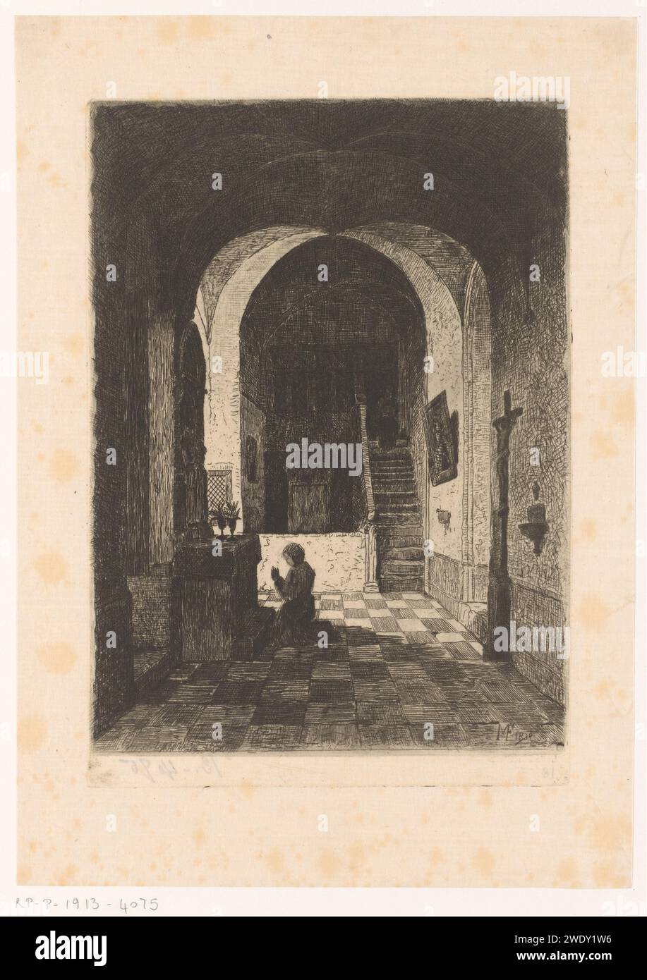 Woman praying for an altar, Maria van Hohenzollern -Sigmaringen ...