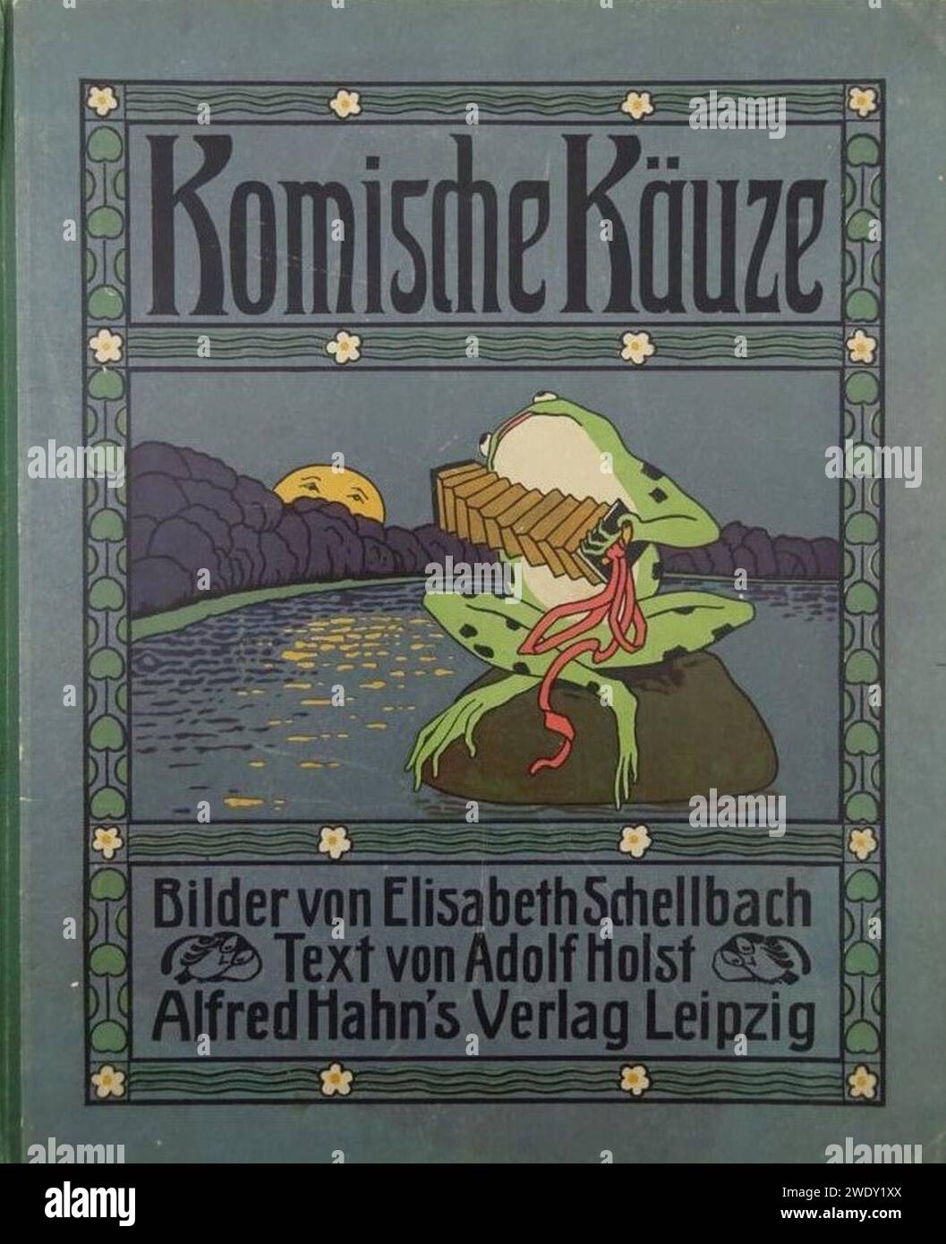 Adolf Holst - Komische Käuze. Bilder von Elisabeth Schelbach, 1920 ...
