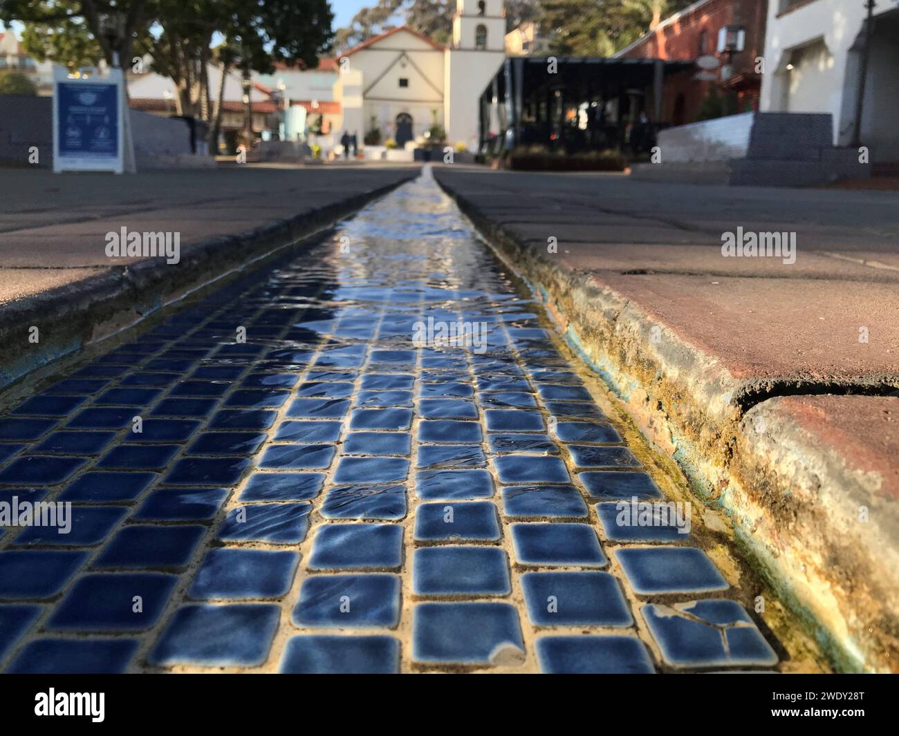 Stream with spanish colonial architecture hi-res stock photography and ...