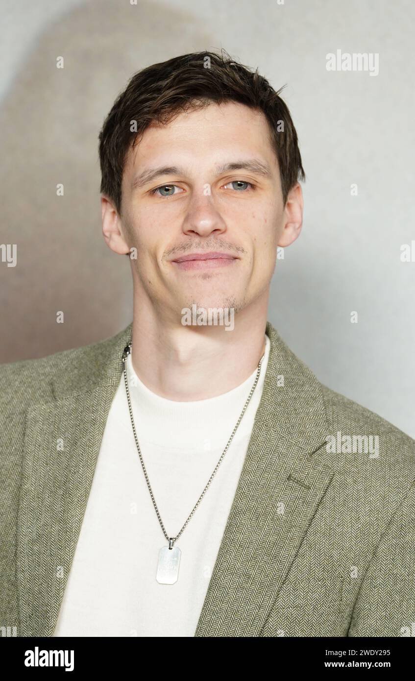 Jordan Coulson attends the UK premiere of Masters of the Air at the ...