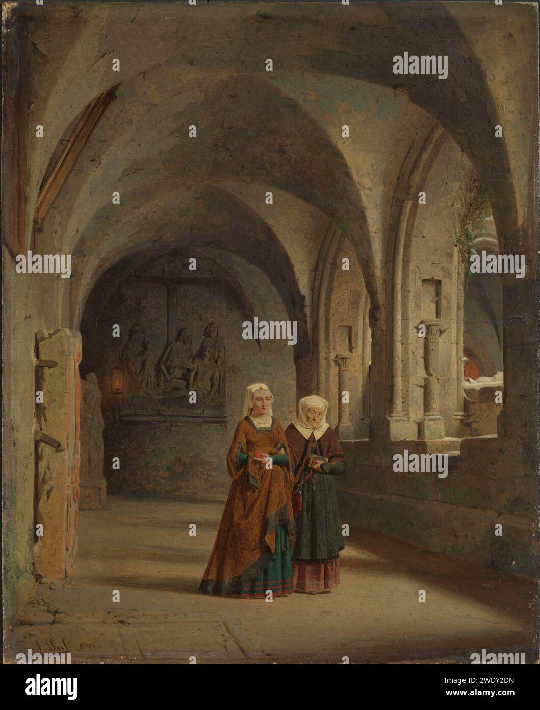 Adolf Seel - Painting Stock Photo - Alamy