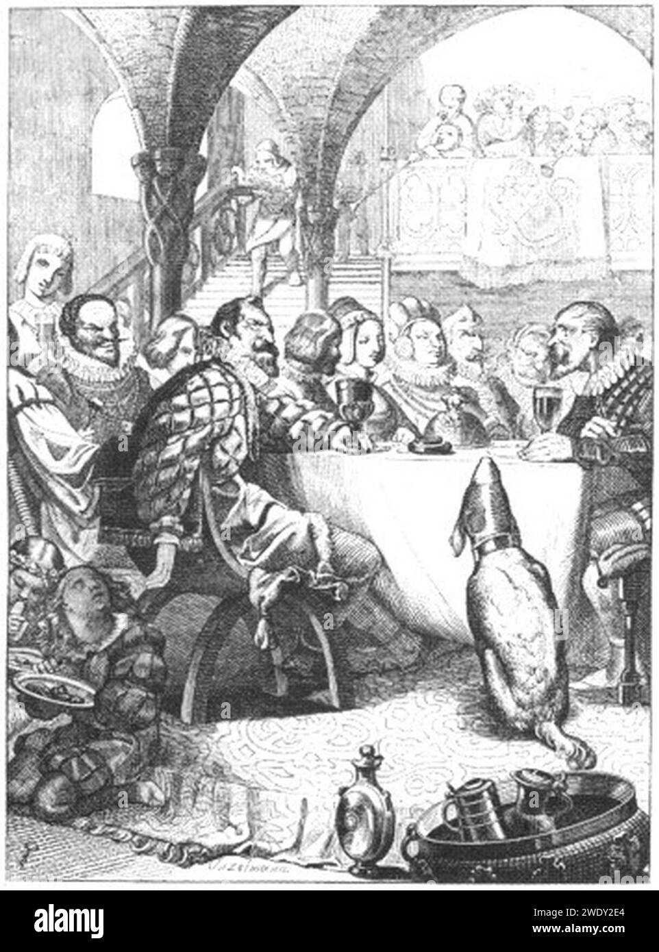 Adolf Schrödter - Die Bücher der Chronika der drei Schwestern Stock ...