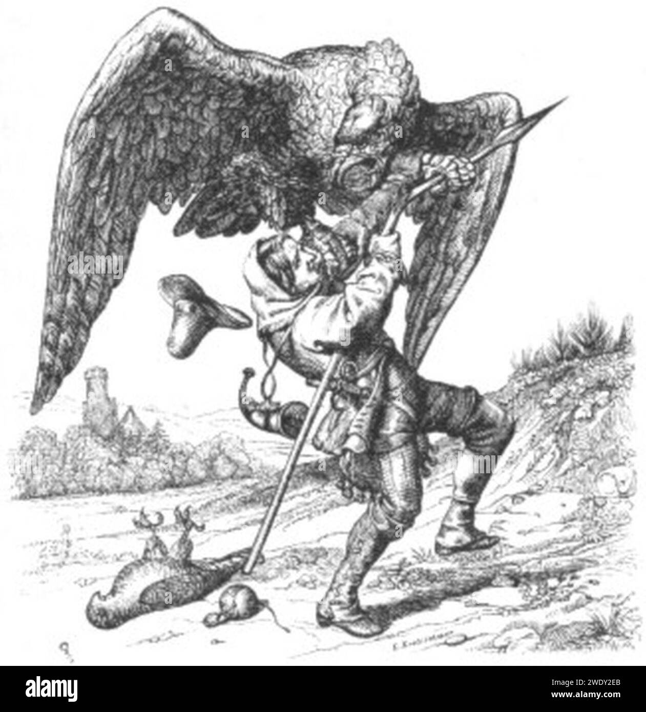 Adolf Schrödter - Die Bücher der Chronika der drei Schwestern 3 Stock ...