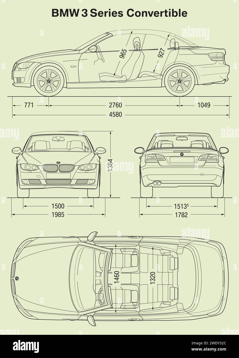 3 series bmw convertible Stock Vector Images - Alamy