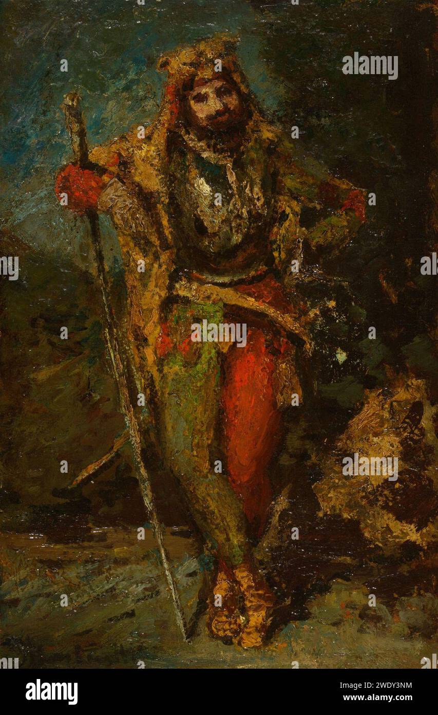 Adolphe Joseph Thomas Monticelli - Mephisto from the Opera Faust Stock ...