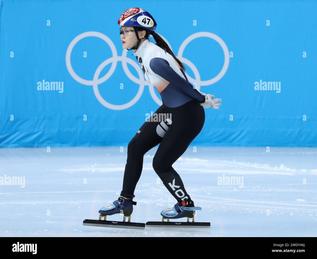 FEB 5, 2022 - Beijing, China: LEE Yubin of Team Korea #47 competes in ...