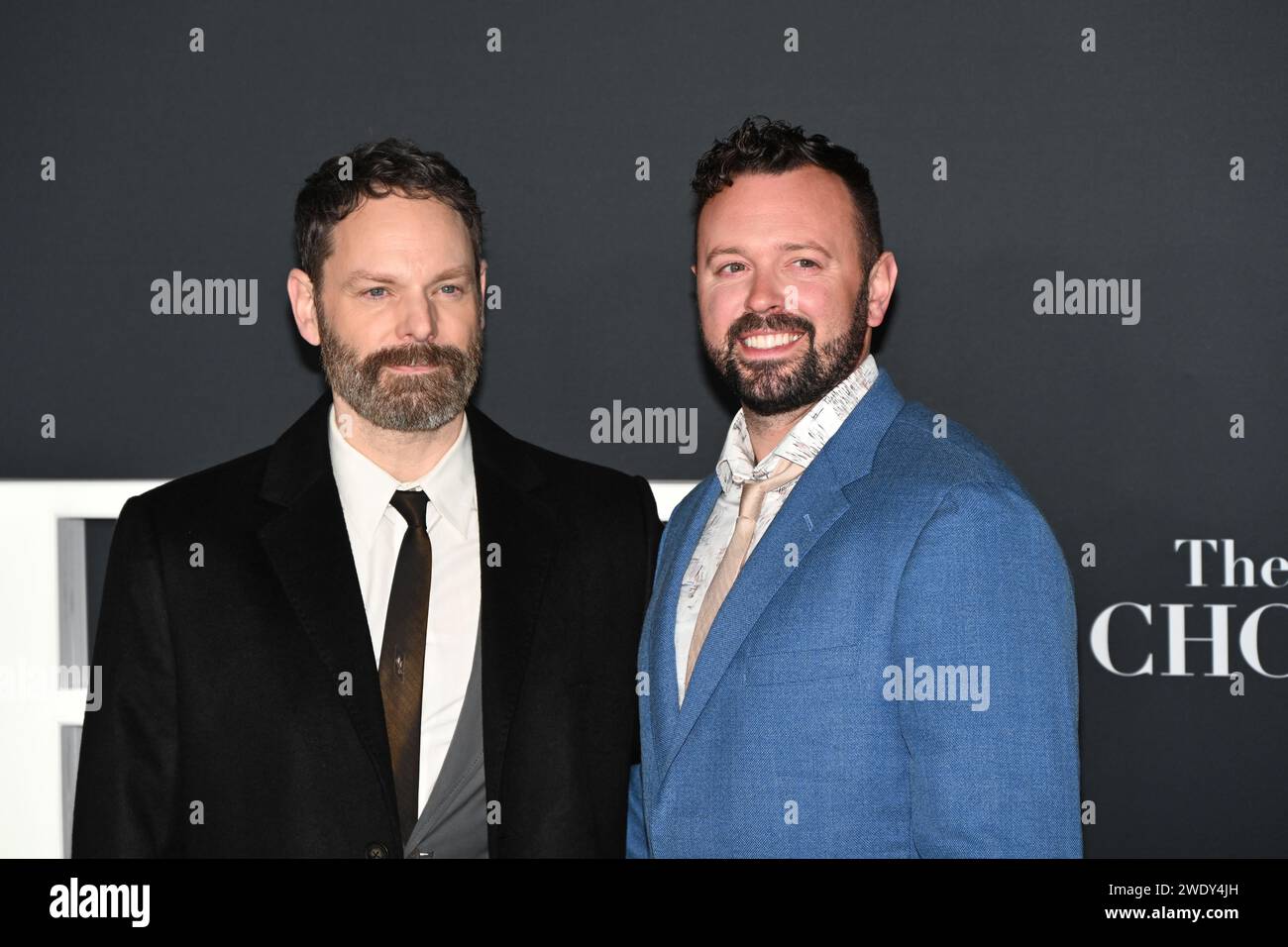 London, UK. 22nd Jan, 2024. Ryan Swanson and Tyler Thompson attends the ...