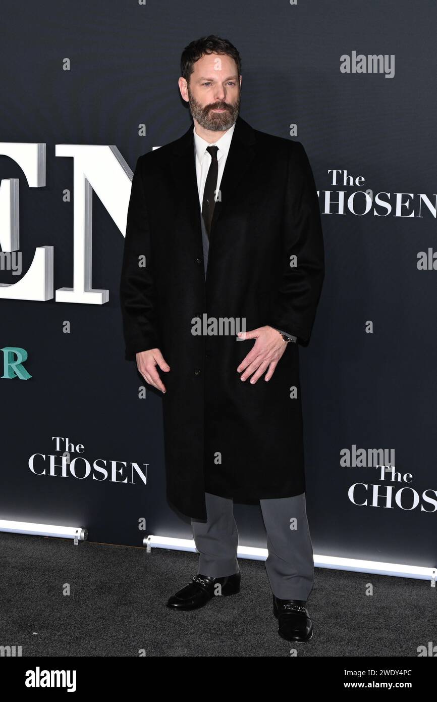 London, UK. 22nd Jan, 2024. Ryan Swanson is a Film writer attends the ...