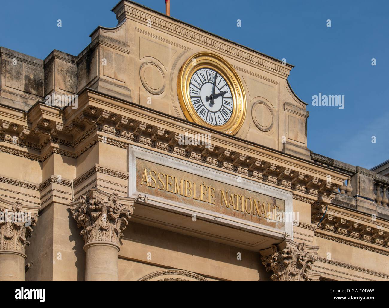 The French national assembly in Paris (France Stock Photo - Alamy