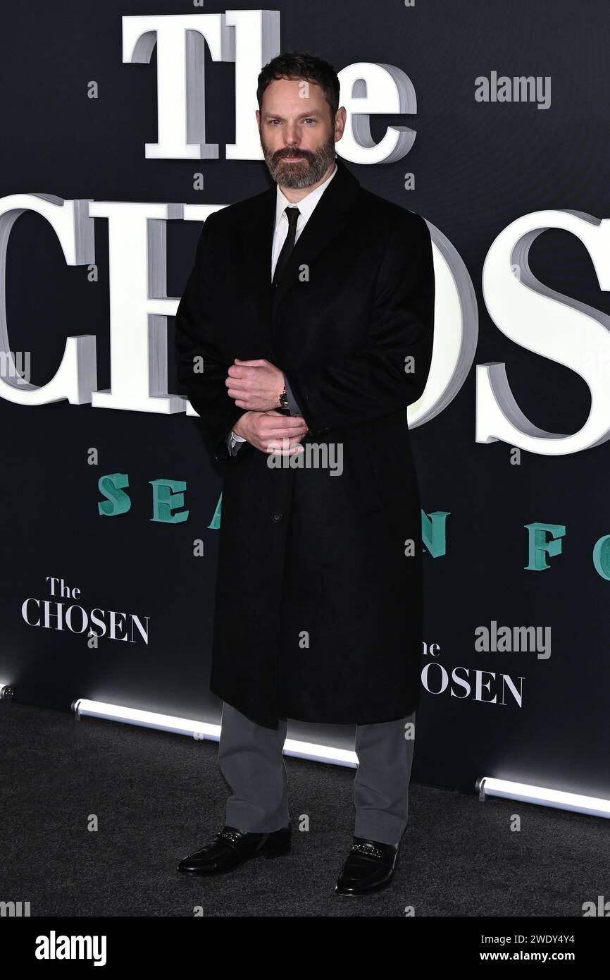 London, UK. 22nd Jan, 2024. Ryan Swanson is a Film writer attends the ...