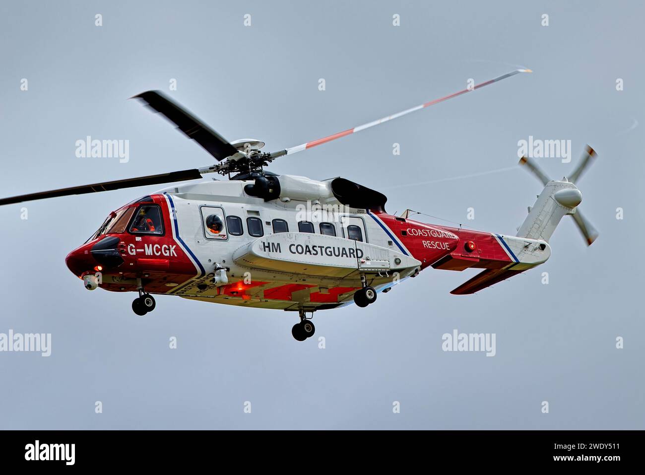 RAF Fairford, Gloucestershire, UK -July 17 2023: Bristow Helicopters ...
