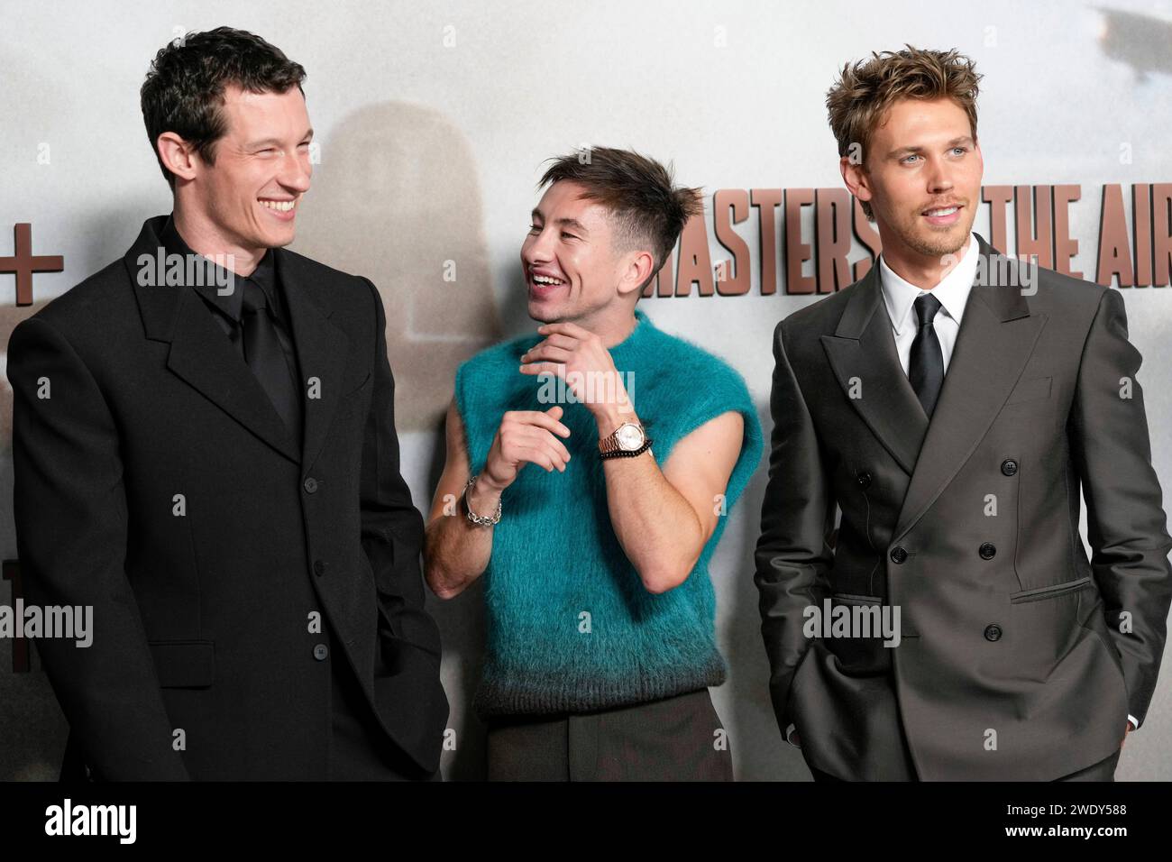 Callum Turner, from left, Barry Keoghan, and Austin Butler pose for ...
