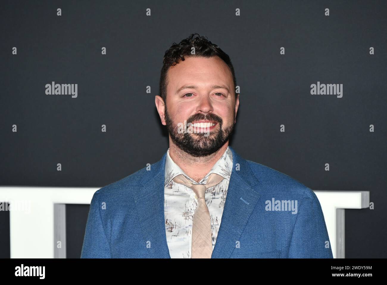 London, UK. 22nd Jan, 2024. Tyler Thompson is a Film producer attends ...