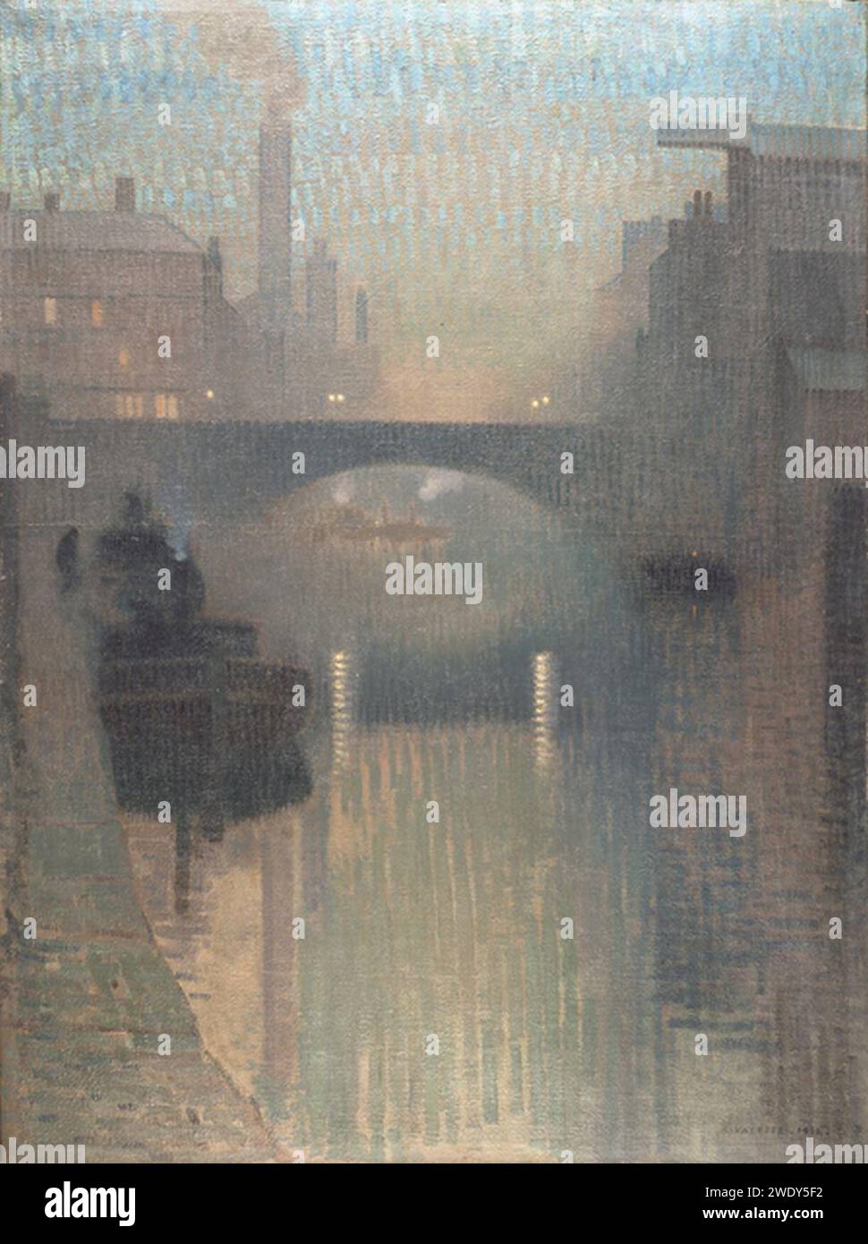 Adolphe Valette Bailey Bridge Manchester Stock Photo - Alamy