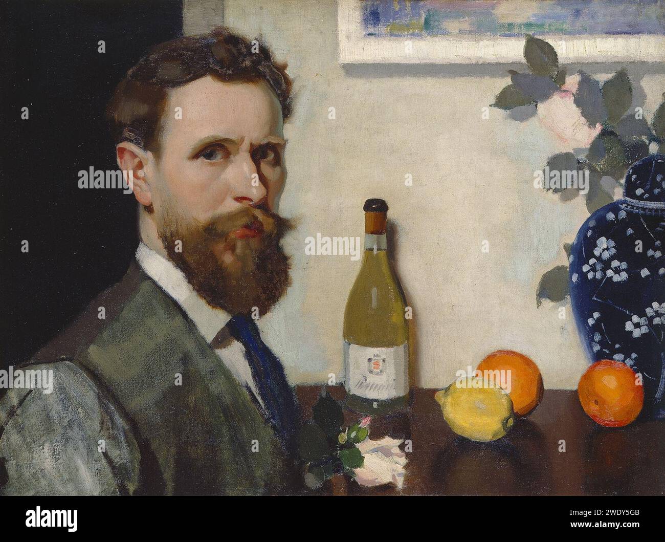 Adolphe Valette Self-Portrait 1917 Stock Photo - Alamy