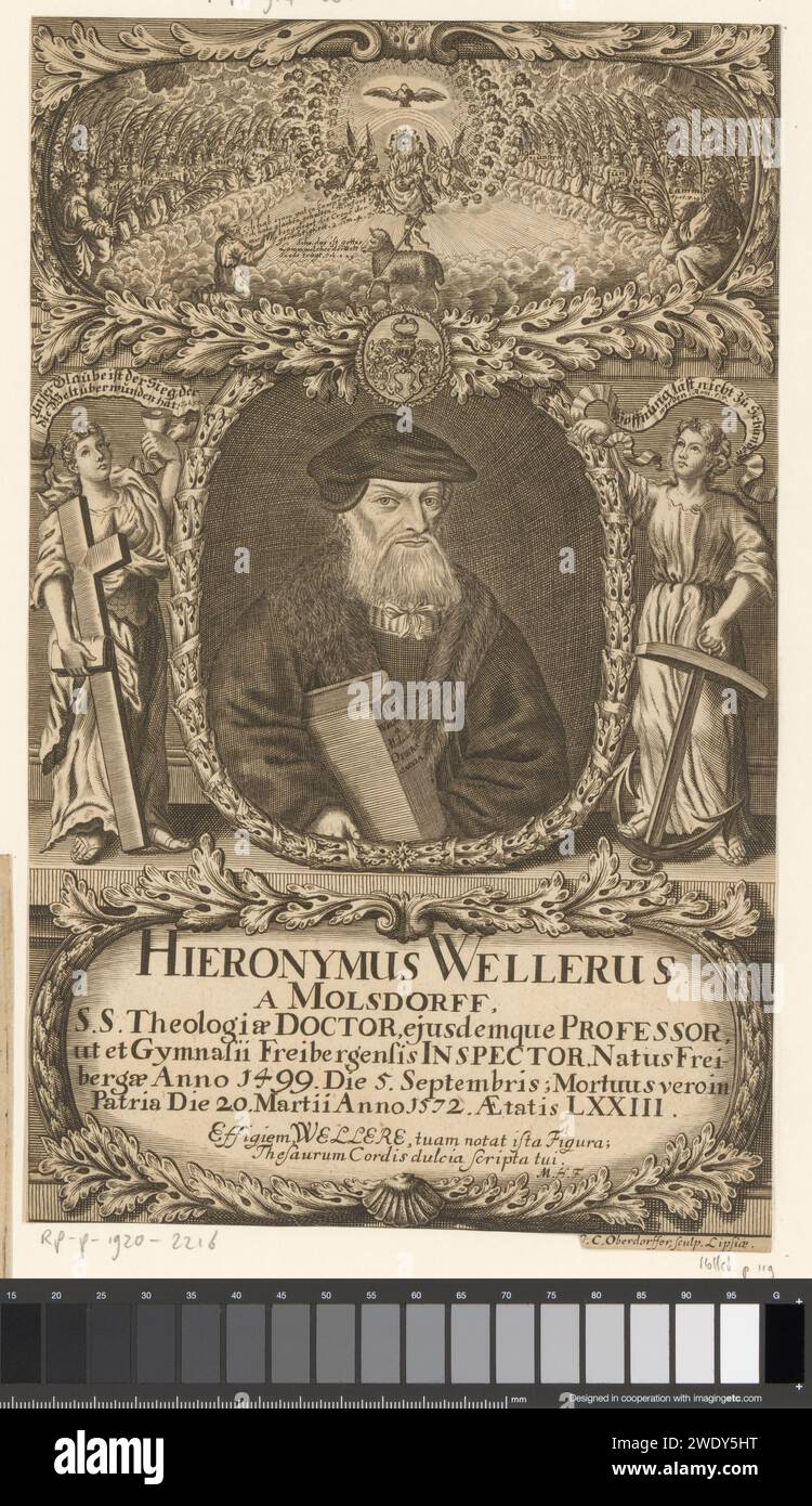 PortraT van Hieronymus Weller, Johann Christoph Oberdörffer, 1679 ...