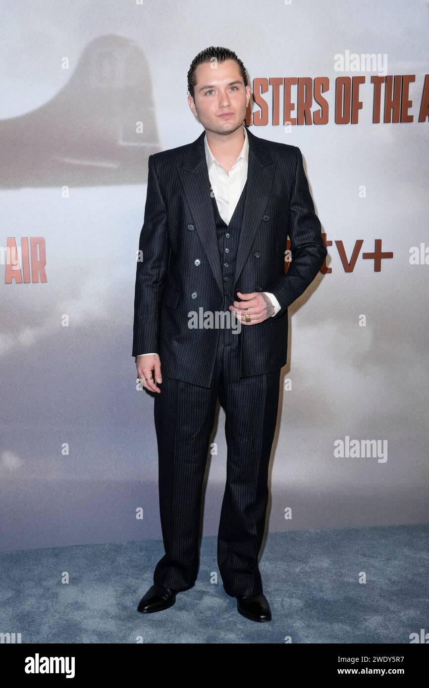 Raff Law poses for photographers upon arrival at the UK premiere of the ...