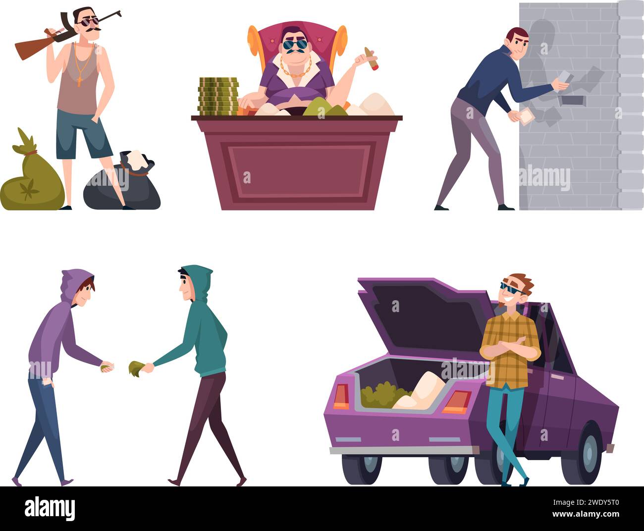 Cartoon trade deal hi-res stock photography and images - Alamy