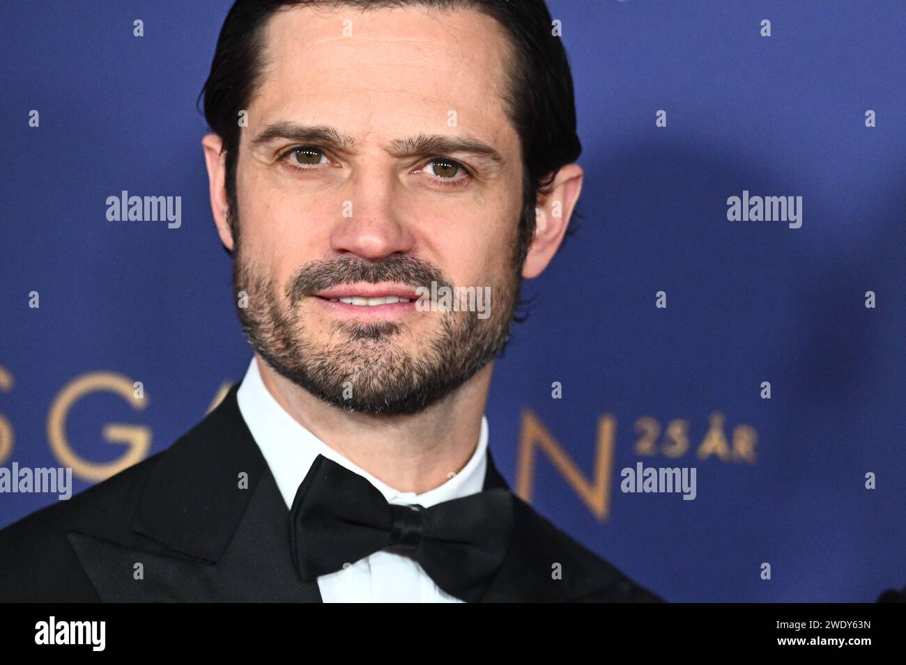STOCKHOLM, SWEDEN 20240122Prince Carl Philip arrives on the red carpet ...